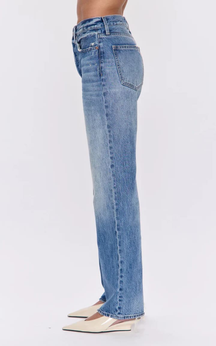 Pistola- Cassie Super High Rise Straight Jean in Serpentine | floc boutique